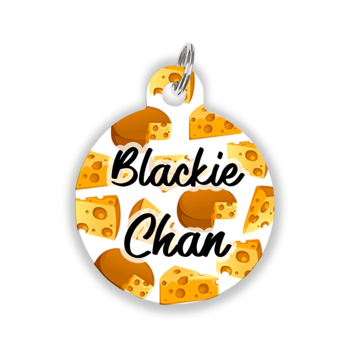 Cheese Name Tag - Oh My Paw'd